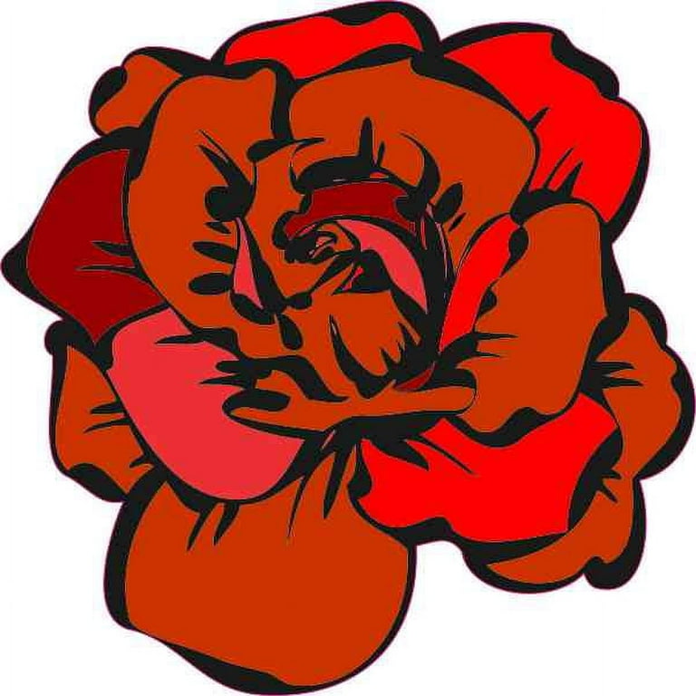 Rose decal store