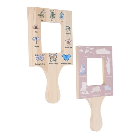 Nature Viewfinder, 2pcs Wooden Nature Guide Finder Frame For Outdoor ...