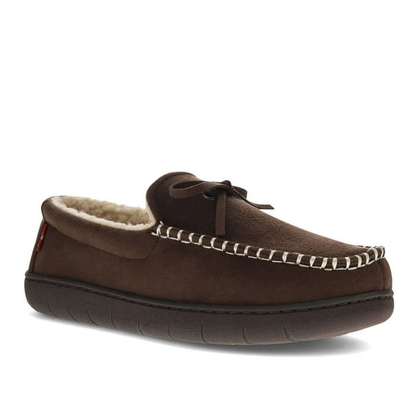 Levi's Mens Kameron 2 Microsuede Moccasin House Shoe Slippers - Walmart.com