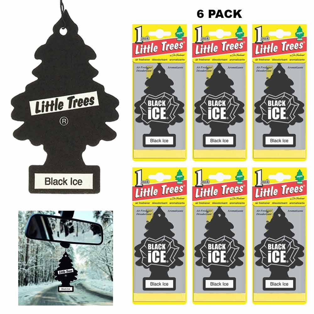6 LITTLE TREES Car Air Freshener Hanging Long Lasting Scent Auto Home ...