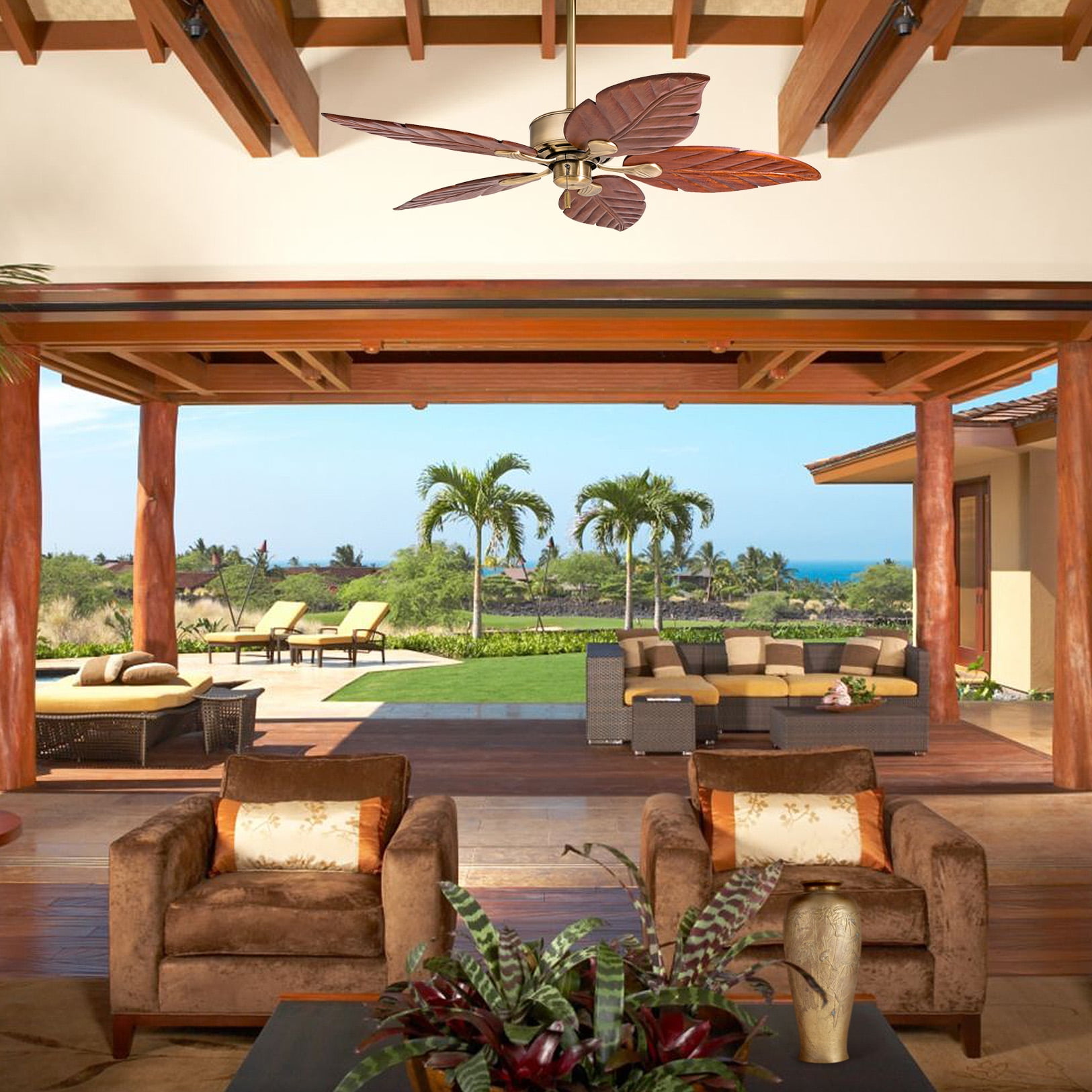 Hawaiian Ceiling Fan | Shelly Lighting