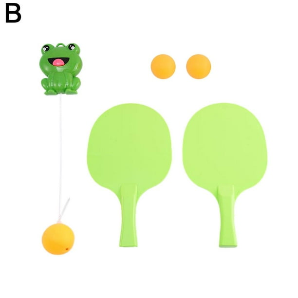 Rabbit-set12 Indoor Hanging Table Tennis with Racket and Balls Portable ...