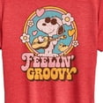 Peanuts - Feelin Groovy Snoopy And Woodstock - Women's Short Sleeve ...