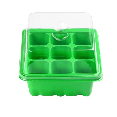 9 Hole Plant Seed Grows Box Nursery Seedling Starter Garden Yard Tray ...