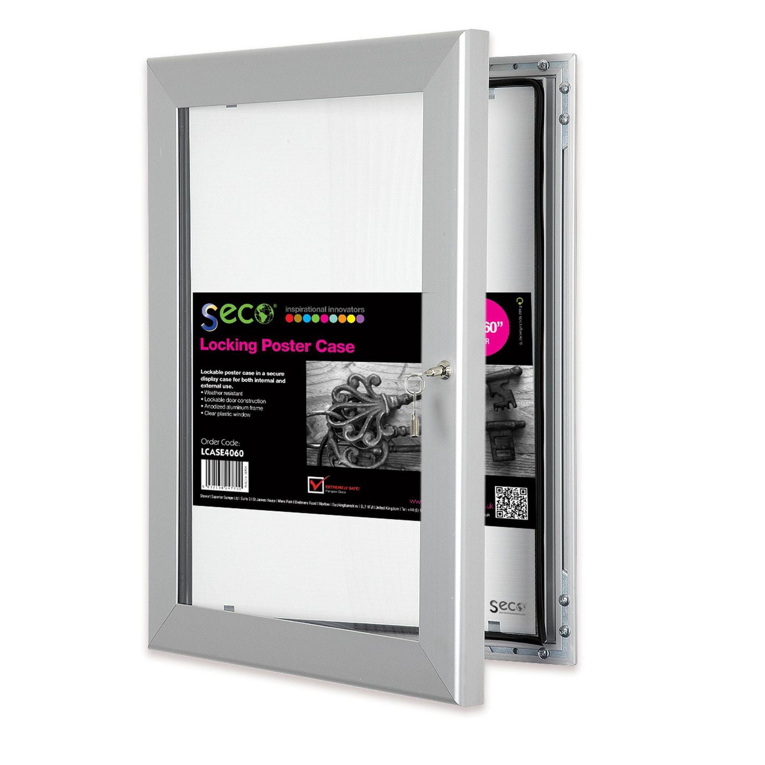 Click here for Seco Lockable Indoor/Outdoor Poster Frame Case  Si... prices