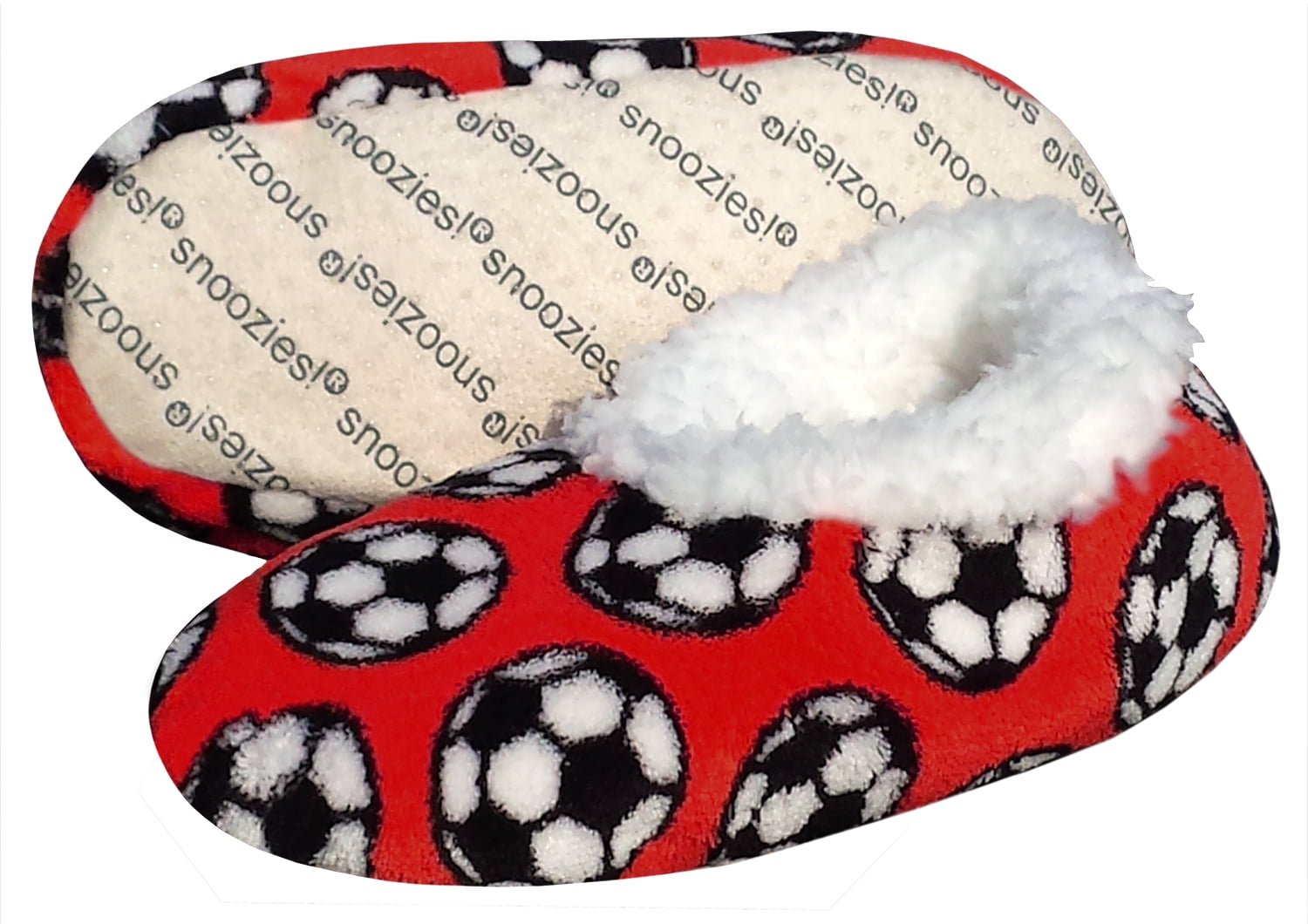 Snoozies Sports Specific Soccer Slippers - Walmart.com