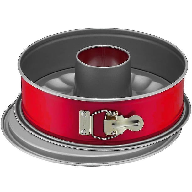 Fluted Ring Cake Tin With Non-stick Coating, Red-gray | Walmart en línea