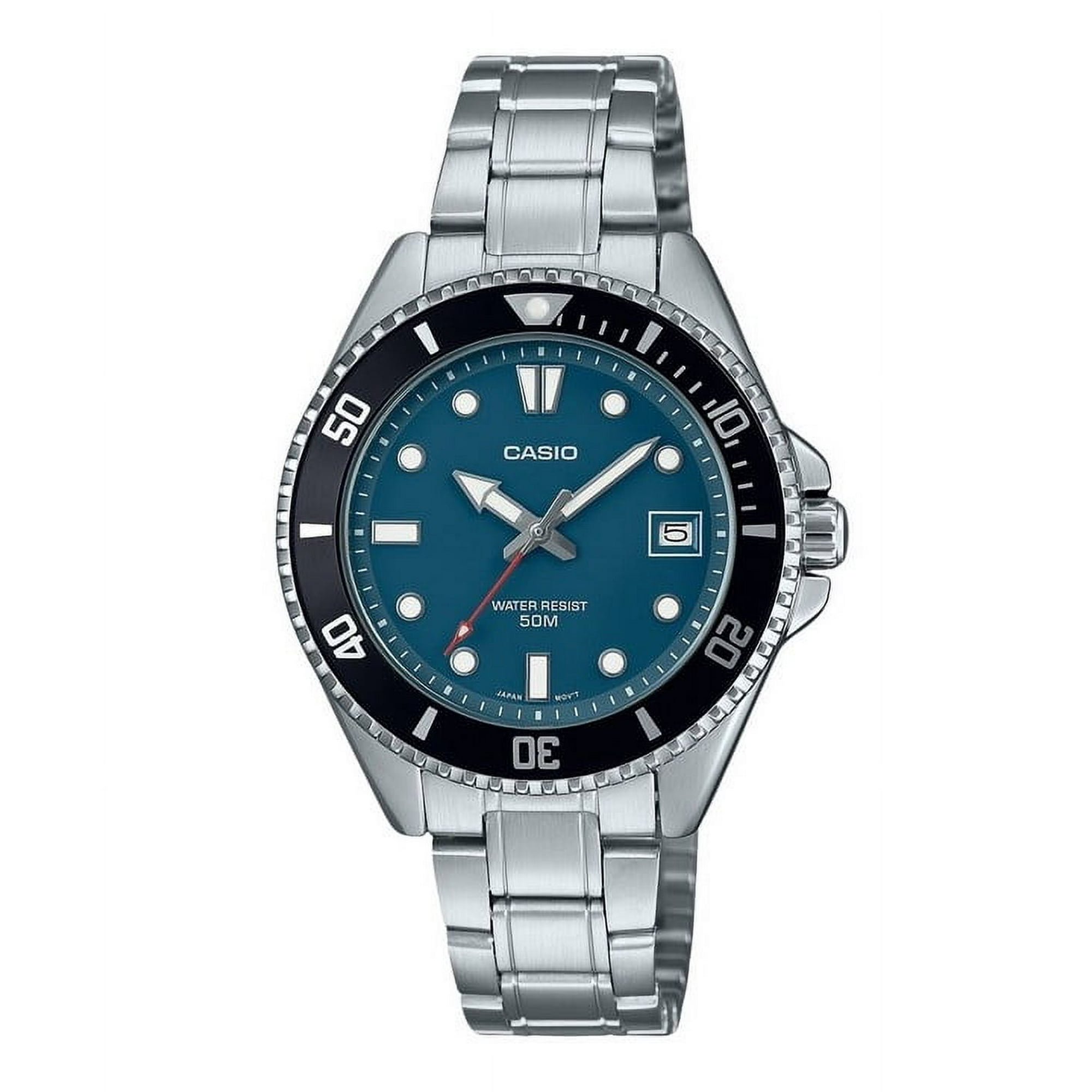 Click here for Casio Standard Analog Stainless Steel Blue Dial Qu... prices