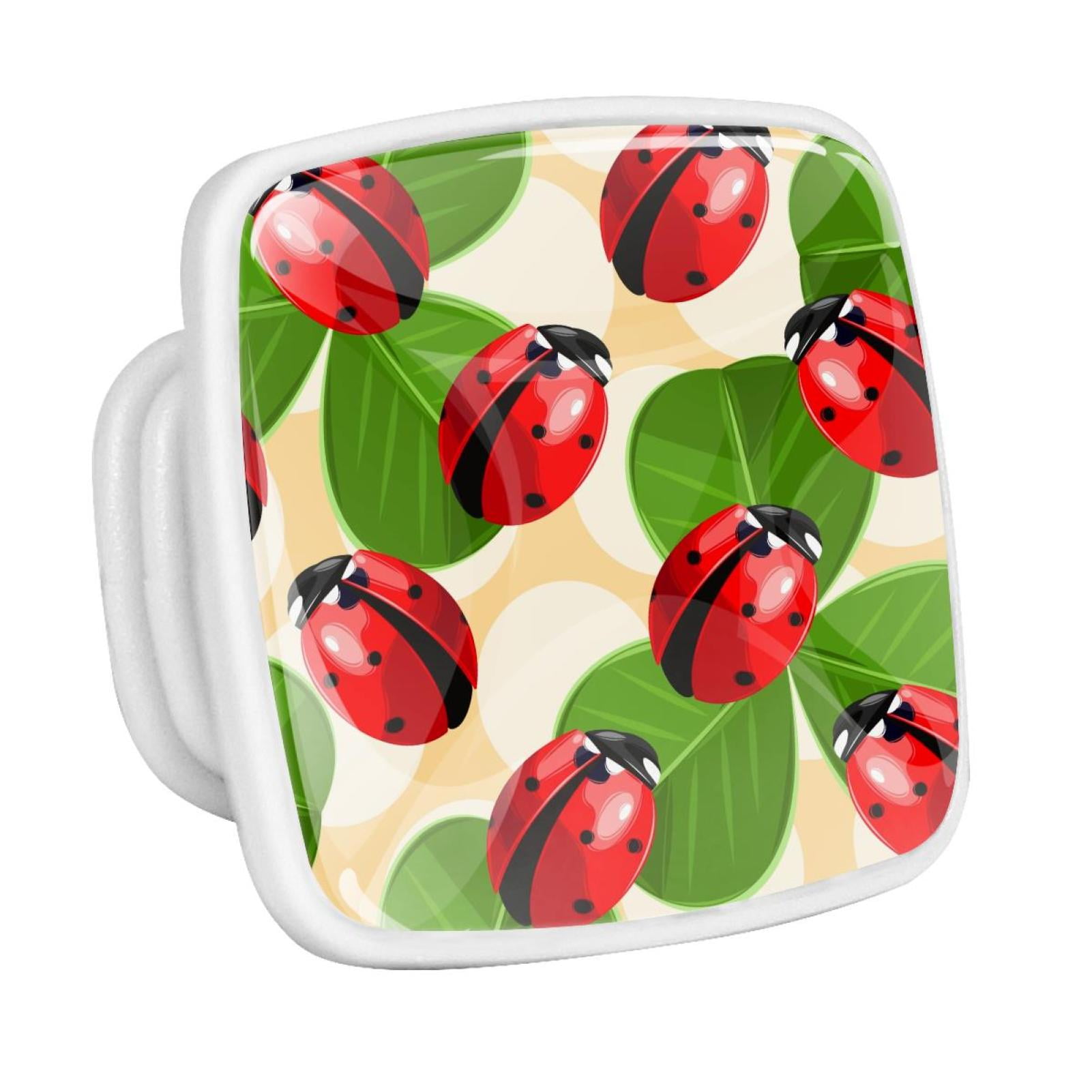 4PCS Square Cabinet Fluorescence Knob Glowing in the Dark Furniture ...