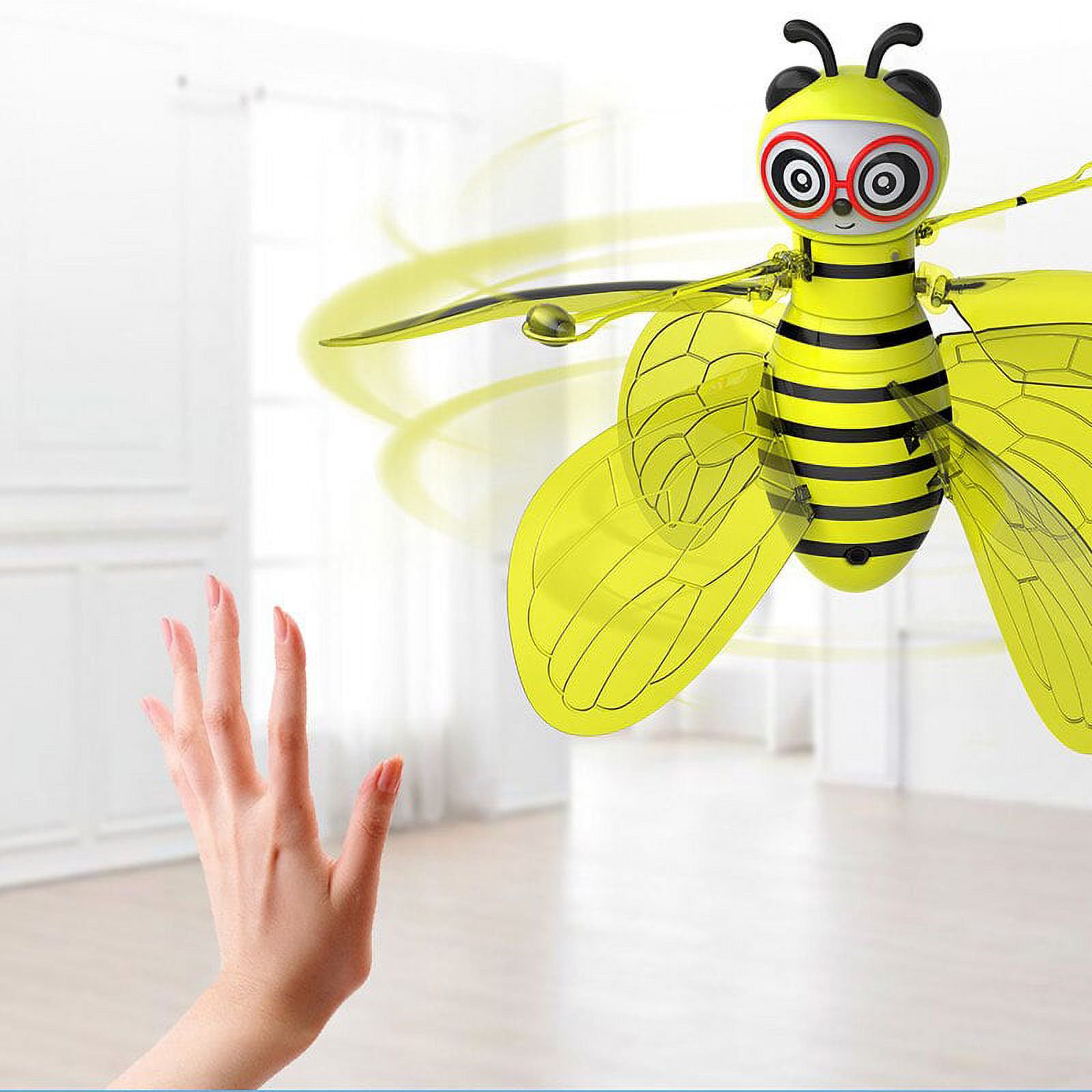 10cm Mini Flying Bee RC drone With wings Hand Sensing Induction ...