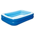 Blue Wave, Inflatable Pool, 103" x 69" x 22", Family Rectangular ...