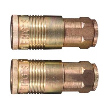 Milton ColorFit Coupler & Plug Kit (7 Piece), M-Style 1/4" NPT Red ...