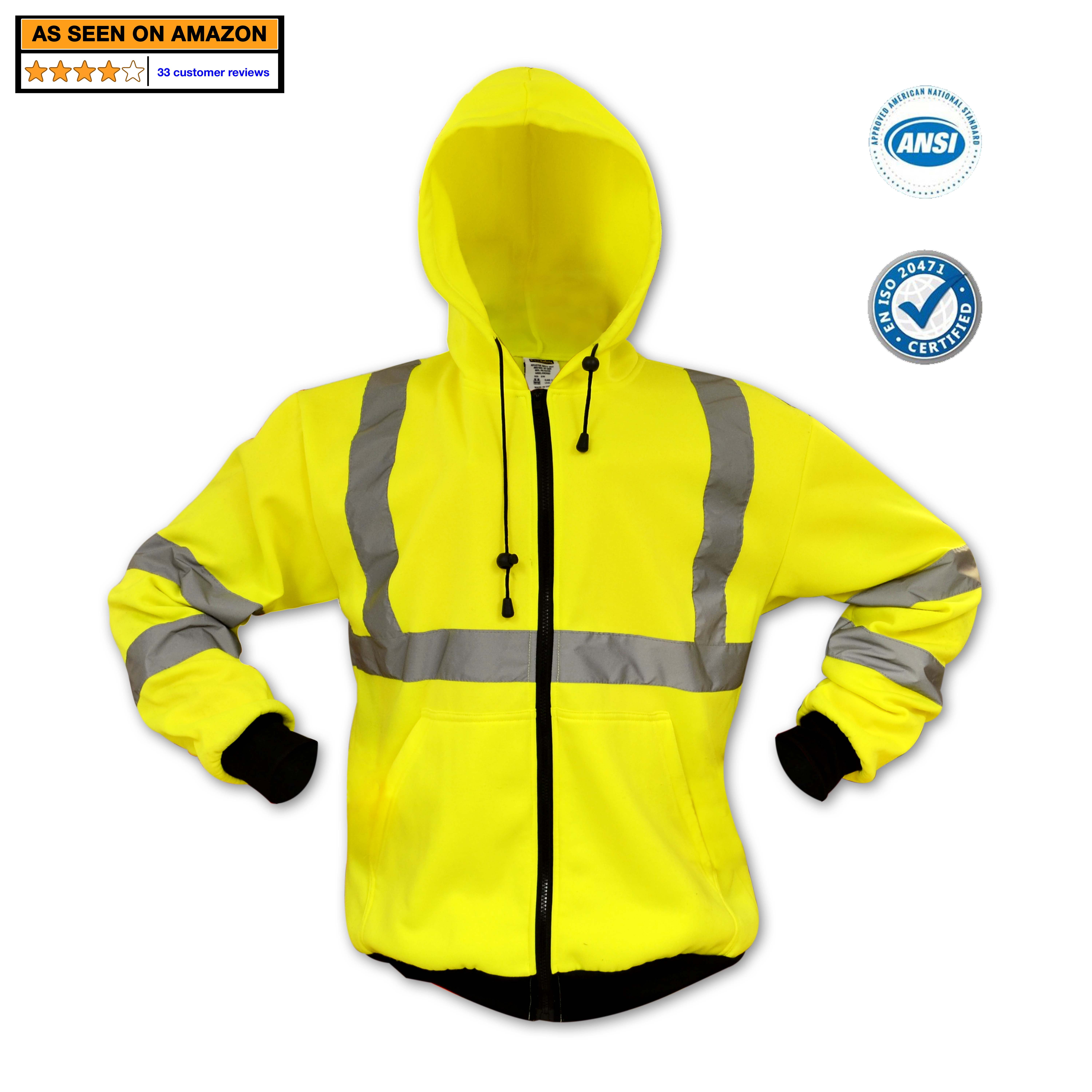 KwikSafety (Charlotte, NC) PATROL Safety Jacket (NO FUZZ Balls) Class 3 ...