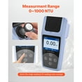 KFFKFF Portable Turbidity Meter, 0–1000 NTU Range, EPA 180.1 Compliant ...