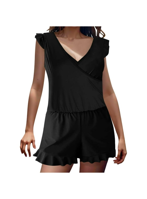 Womens Romper Swimsuit