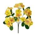 6-bouquet 18-bloom mini hydrangea bouquet,lifelike faux flower bundle ...