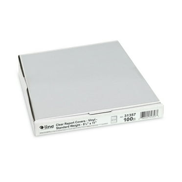 Sparco Products Plain Presentation Covers, Clear, 8 1/2-inch x 11-inch ...