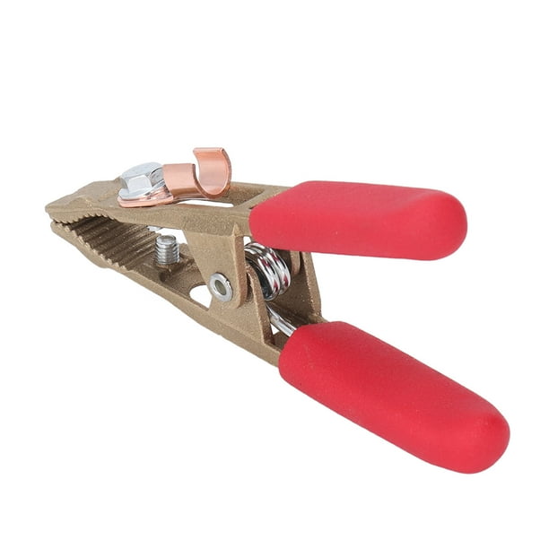 Argon Arc Welding Clamp, A Shape Earth Wire Clamp Brass Grounding Work ...