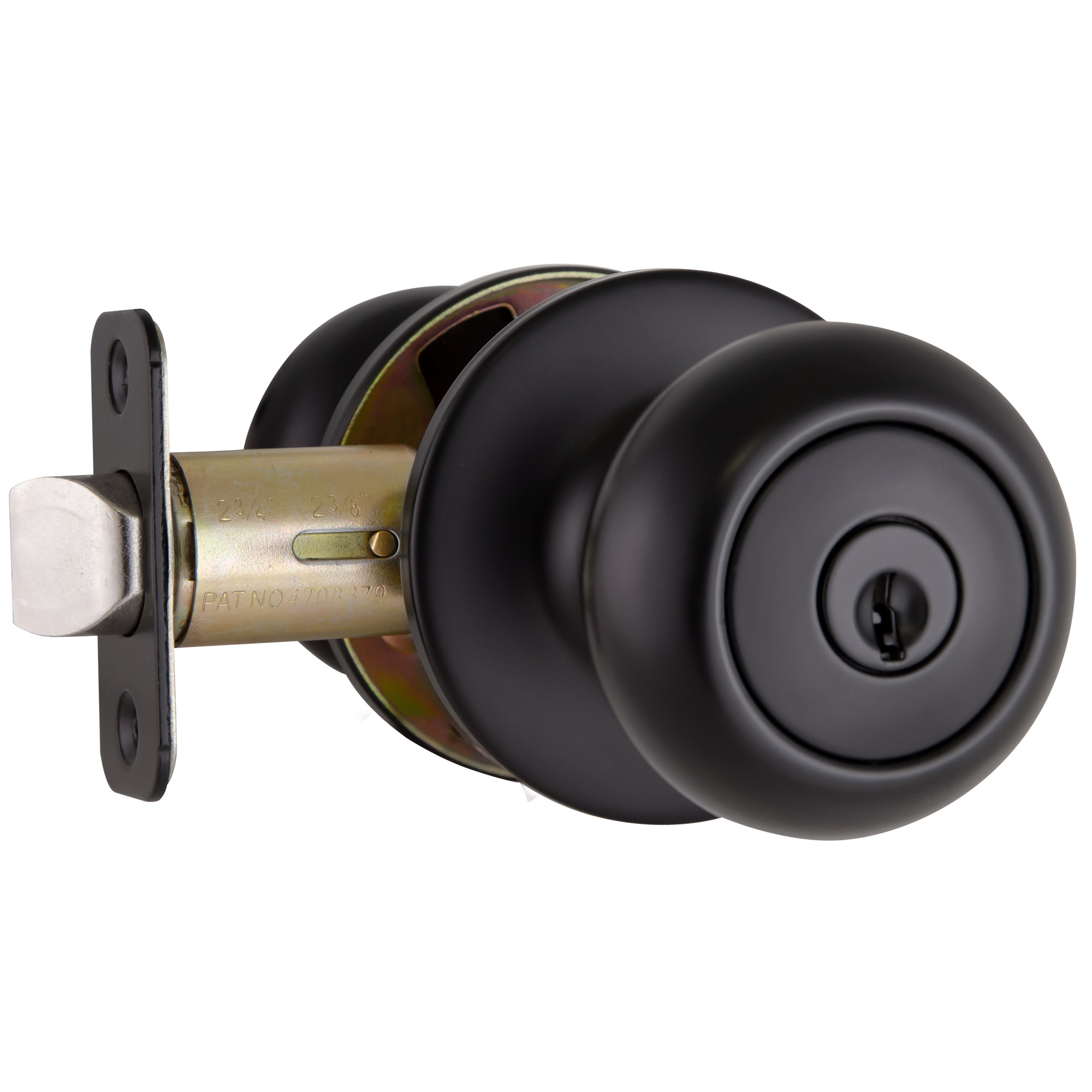 Buy Design House Cambridge Keyed Entry Door Knob in Matte Black Online at Lowest Price in Ubuy ...
