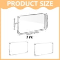 Acrylic Double-sided Transparent Display Photo Frame Rectangle Clear ...