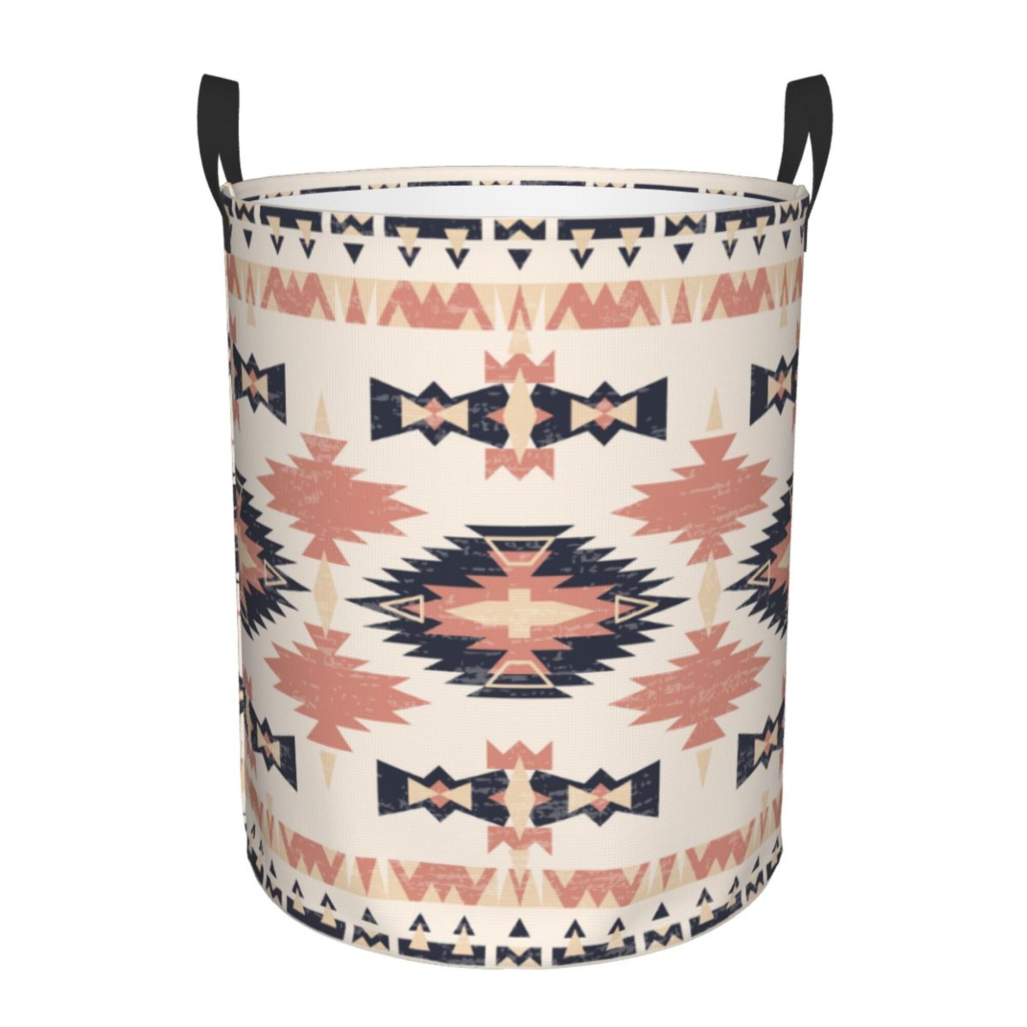 DouZhe Waterproof Collapsible Large Laundry Baskets, Vintage Aztec ...