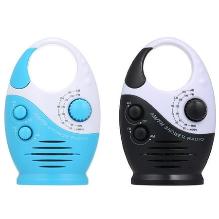 Mini Shower Radio Hanging Radio Waterproof Bathroom Speaker Portable ...