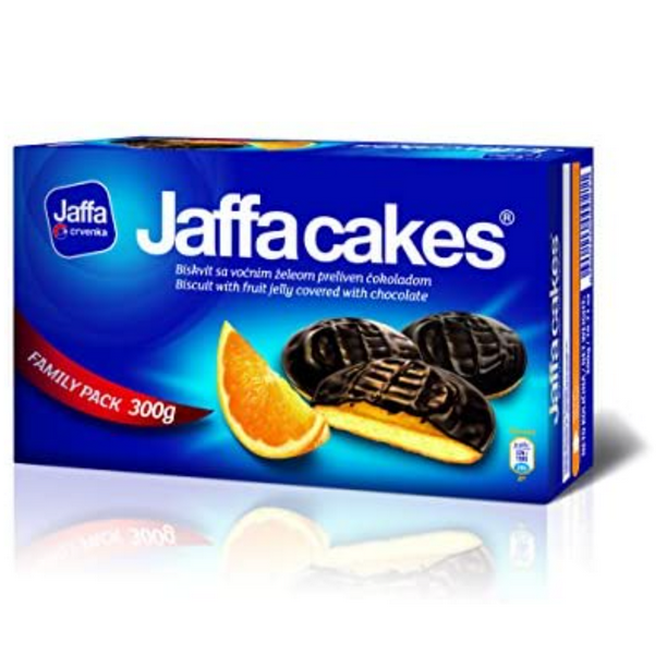 Jaffa Cakes - Biscuit and Jelly Covered Chocolate 300g - Walmart.com