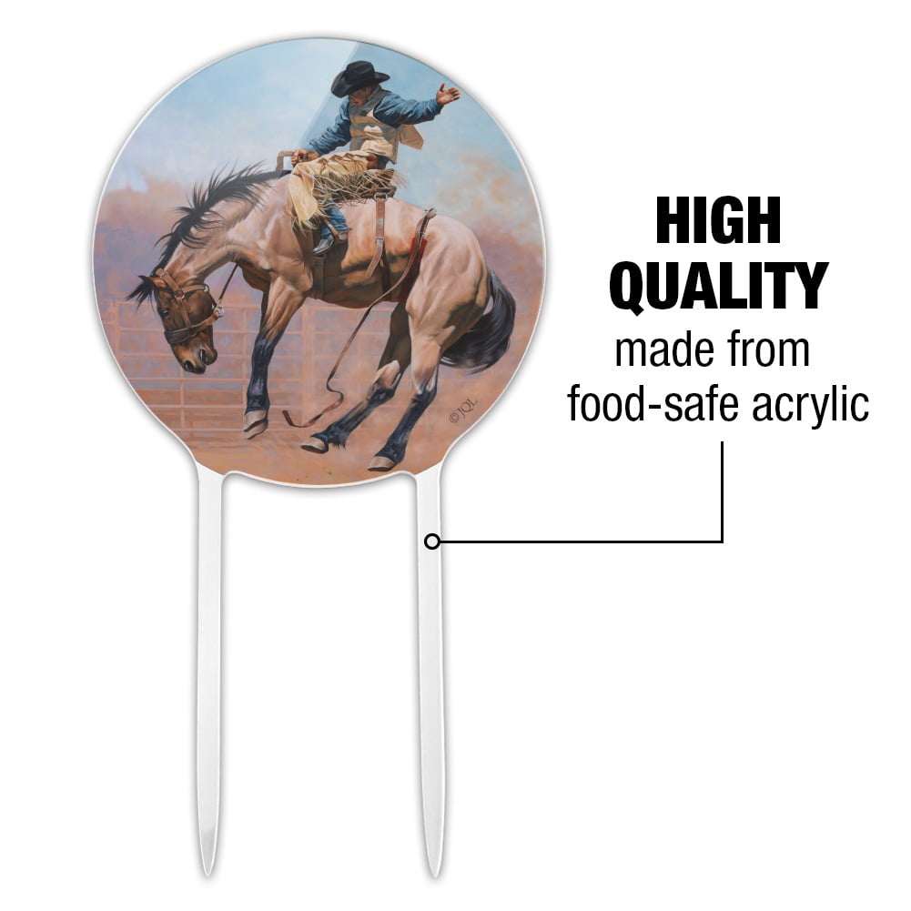 Paper, Party & Kids Men's Rodeo Lasso Bucking Bronco Cowboy Birthday ...