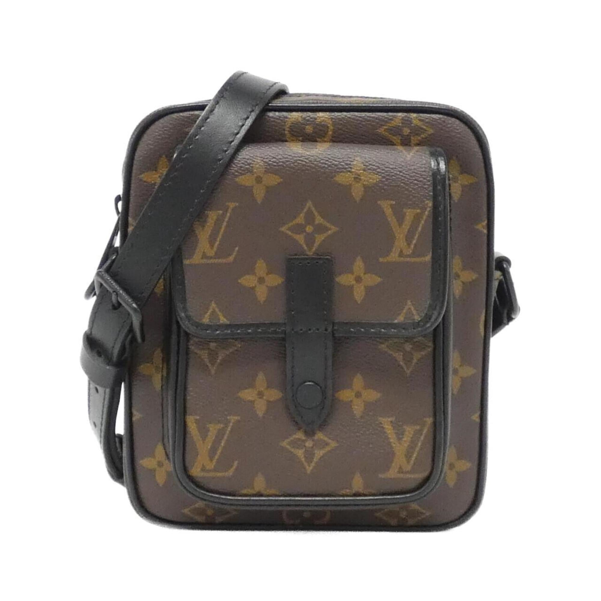 Pre-Owned Louis Vuitton Monogram Macassar Christopher Wearable Wallet ...