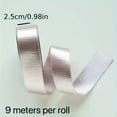 1 Roll Metallic Gold Wide Ribbon, Heavy-Duty Self-Adhesive Gloss for ...