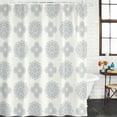 Blue Green Bohemia Bathroom Shower Curtains with 12 Hooks Waterproof ...