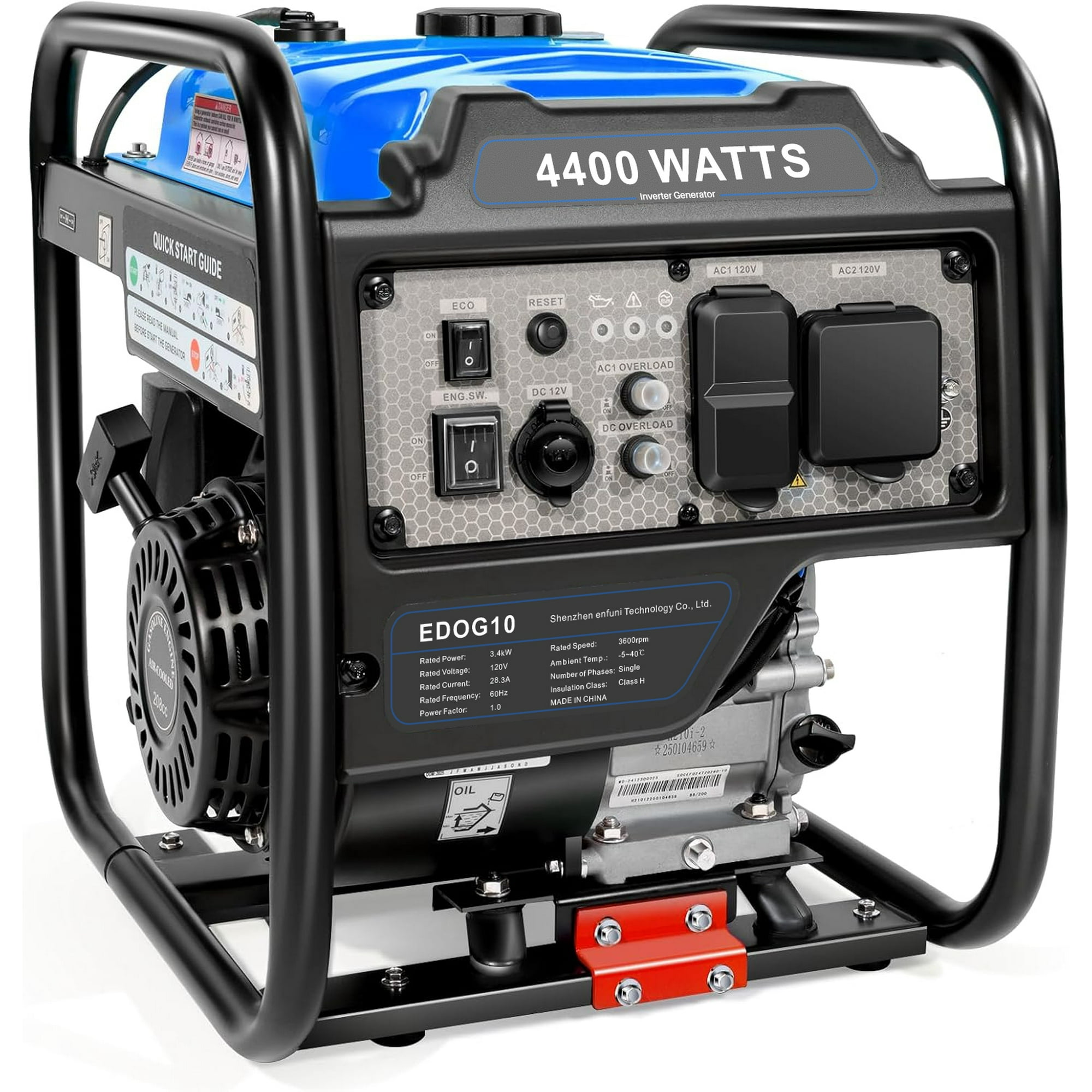 Click here for Efurden 4400w Inverter Generator Gas Powered  Port... prices