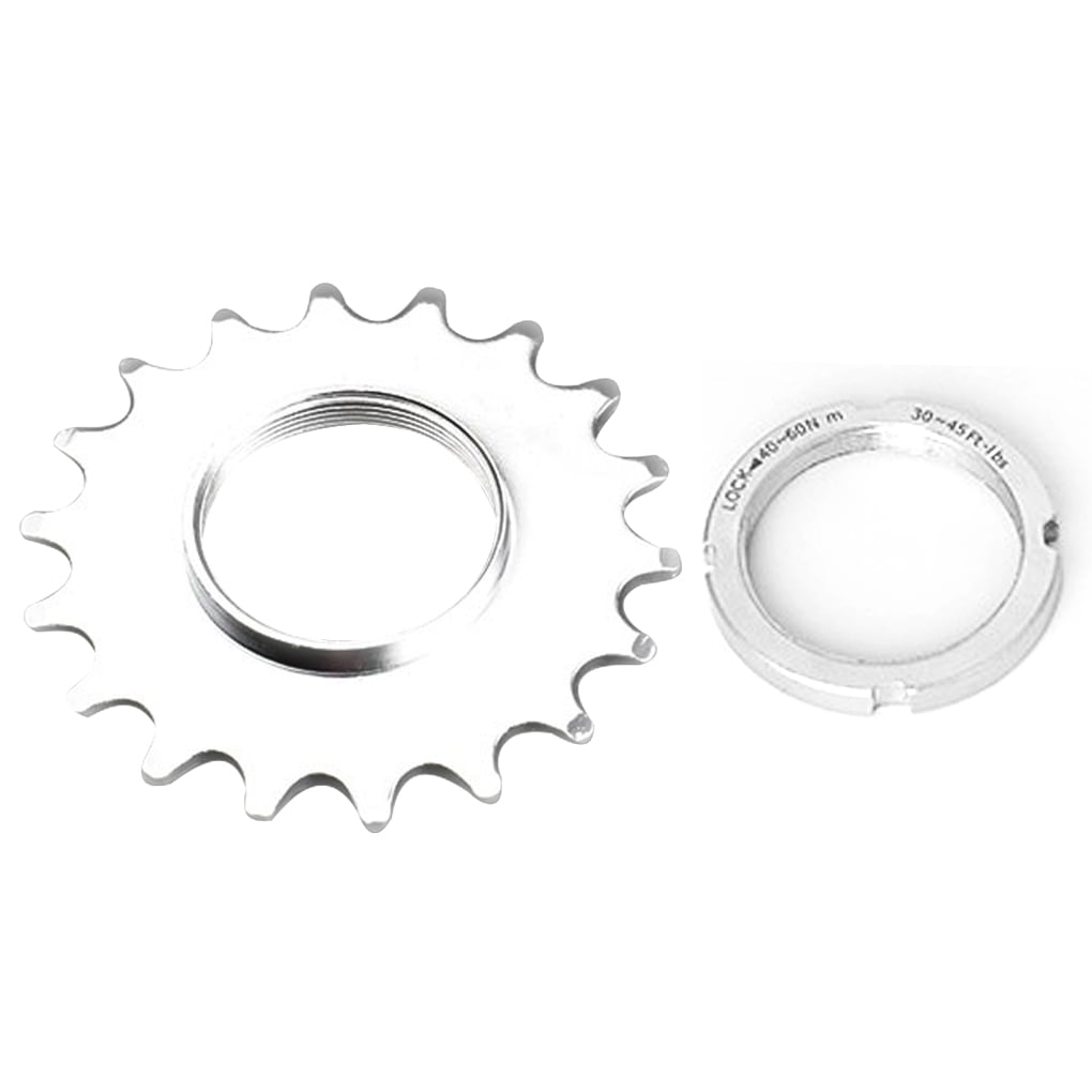 TureClos Fixed Gear Mountain Bike Wheel Cogs MTB Bicycle Sprocket Lock ...