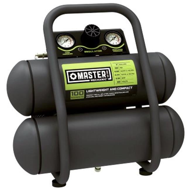 Mat Industries 237678 2 gal 120V 2.9A Master Mechanic Twin Stack Air ...