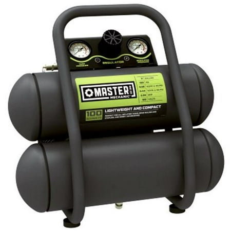 Mat Industries 237678 2 gal 120V 2.9A Master Mechanic Twin Stack Air ...