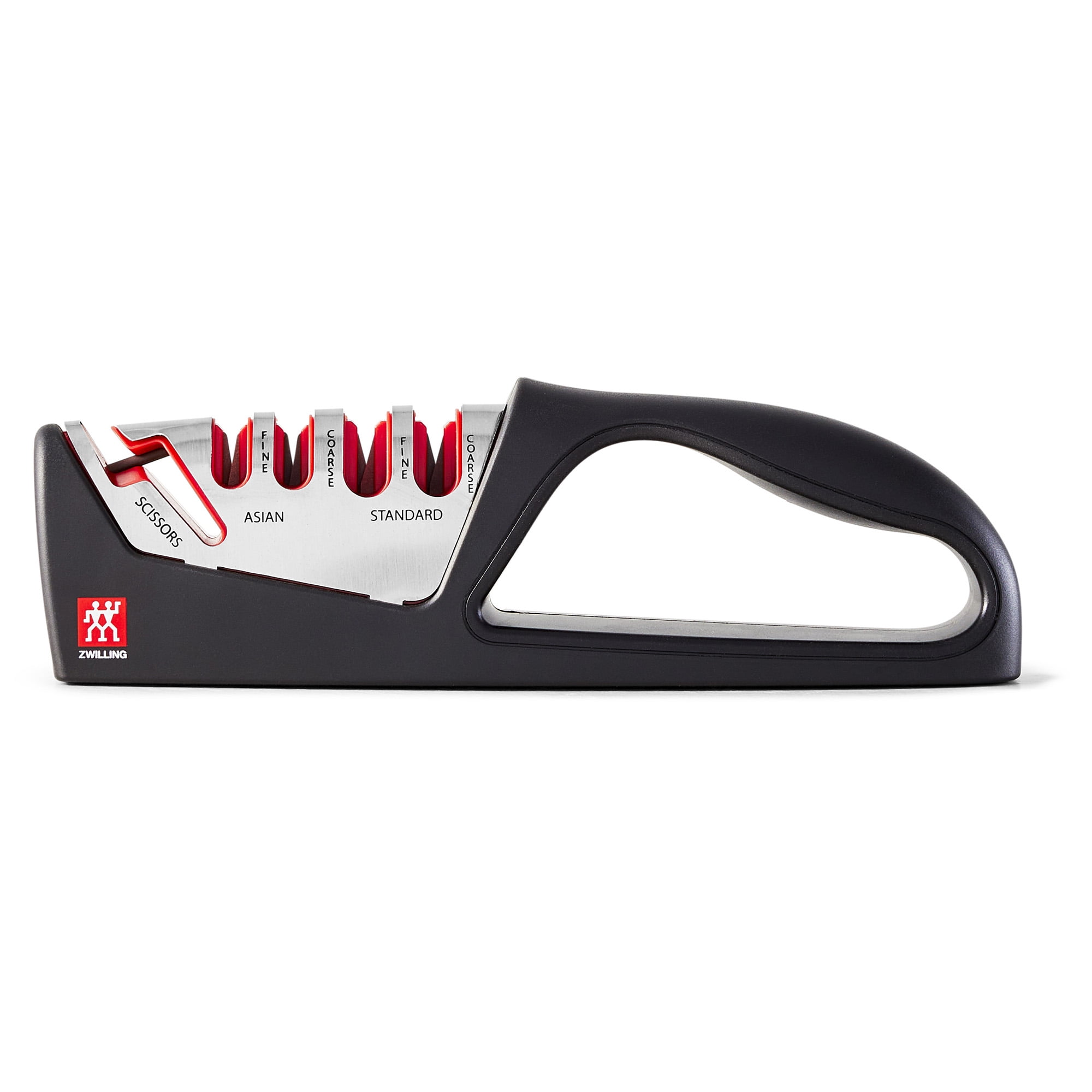 ZWILLING Razor-Sharp 4-Stage Pull Through Knife Sharpener with Shear ...