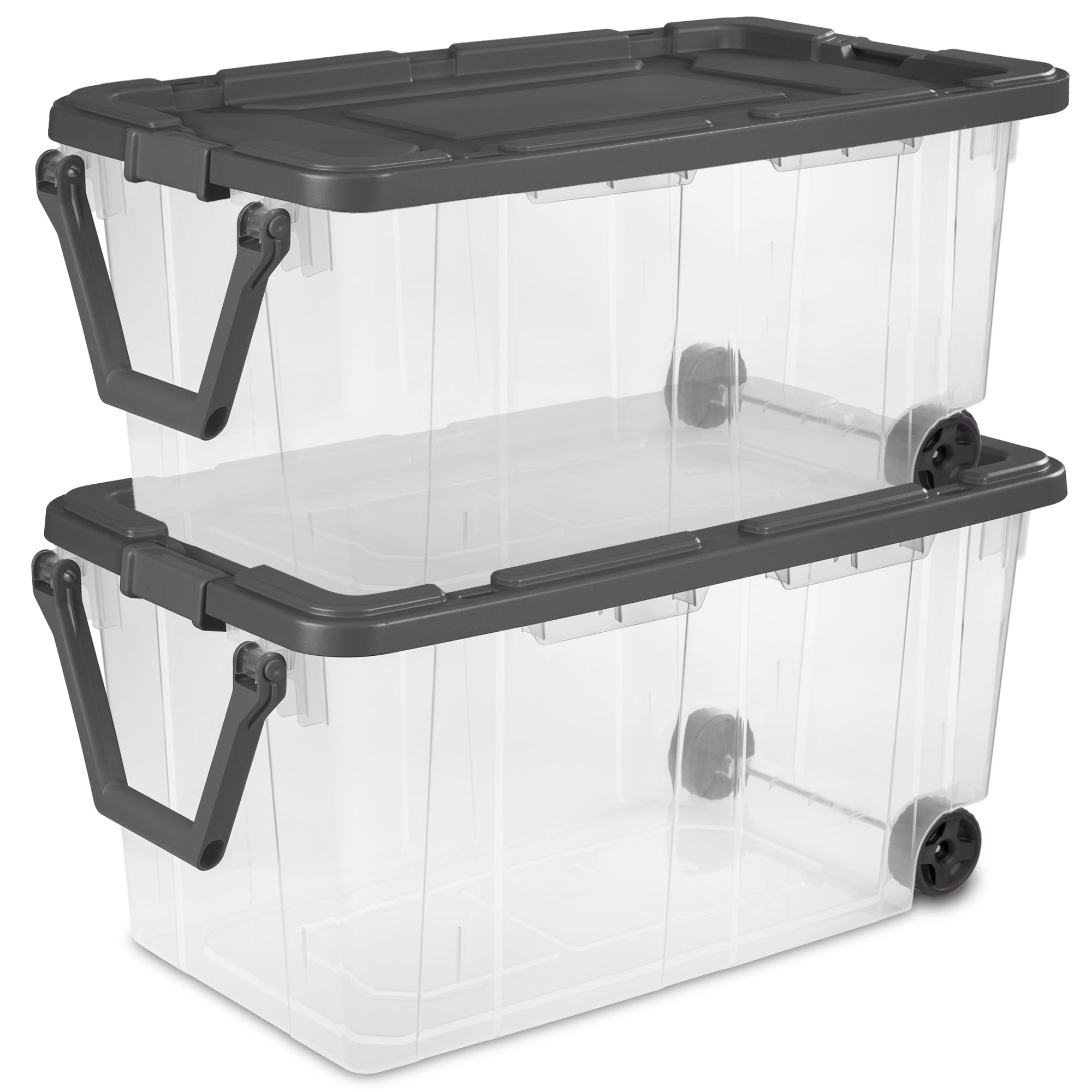 Click here for Sterilite 160 Qt Latching Stackable Wheeled Storag... prices
