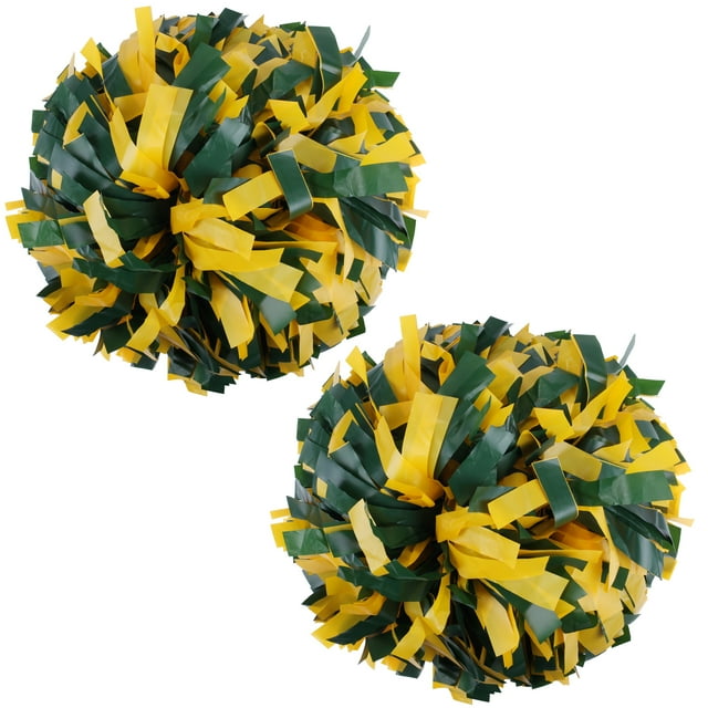 Plastic Cheer Pom Poms Cheerleading Cheerleader Gear 2 pieces one pair ...