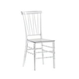 Techni Home Stackable Chiavari Style Clear Acrylic Event Chairs – Set ...