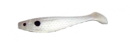 Tsunami Shad Bodies 8" Soft Plastic Bulk Pack, Pearl/Spot (SB8-25-31 ...