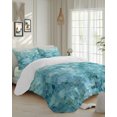 4 Piece Duvet Cover Set Full, Abstract Glass Shard Splicing Soft ...