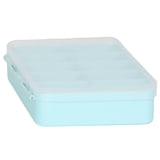 Everything Mary 10 Compartment Plastic Bead Storage Box, Teal (Single ...