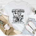 Life Is Too Short To Wake Up In A Bad Mood Tee Black Heather S Peachy ...