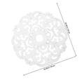 BESTYASH Versatile White Ceiling Fan Medallion Plate with European ...