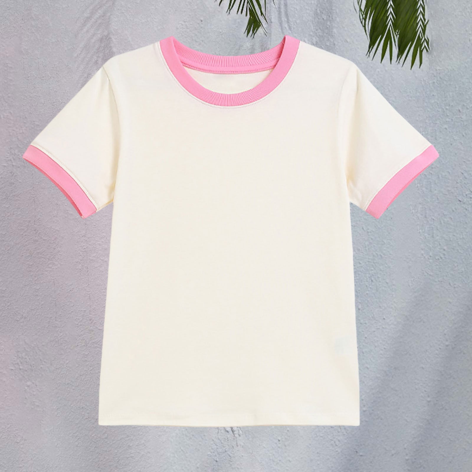 Click here for Ximin Boys Girls Plain Short Sleeve T-Shirt Toddle... prices