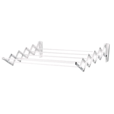 Woolite Accordion Wall Drying Rack Collapsible, Aluminum - Walmart.com