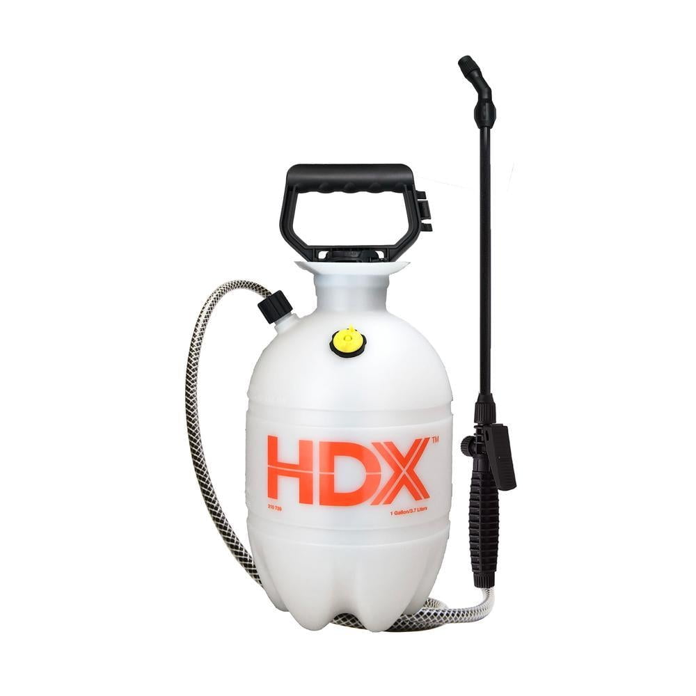 1 Gallon. HDX Pump Sprayer, Multi Purpose Heavy Duty Pump, Comfort Grip ...