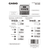Casio MS-80S 8-Digit Desktop Calculator, Dual Power, Extra Large LCD ...