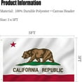 California Republic State Flag Double Sided 3x5 Outdoor Heavy Duty 3 ...