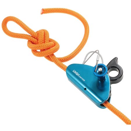 Rock Climbing Fall Protection Rescue Rope Grab Aluminum with Spring ...